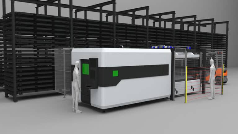 Flexible Solution for Laser Cutter's Loading and Unloading System - Baison